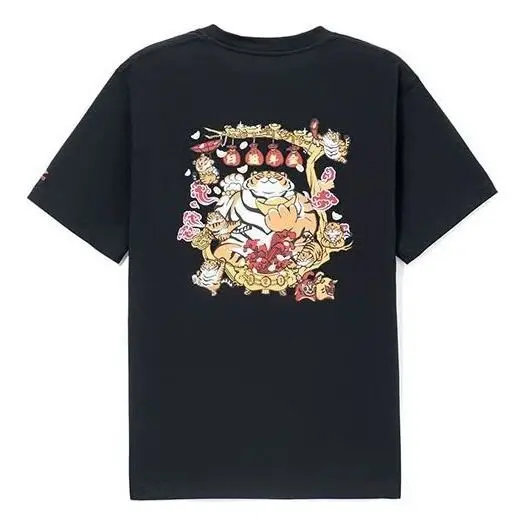 LI-NING Rijindoujin Cartoon Graphic T-shirt 'black - Black/multi-color