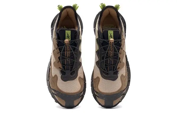 REEBOK Zig Kinetica 2 Edge High Top Athletic Sneakers - Black/brown