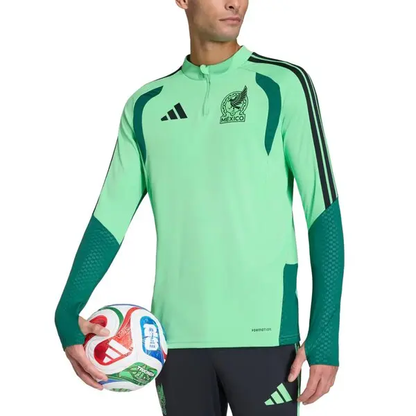 Adidas Mexico 26 Tiro Training Top - Semi Flash Green