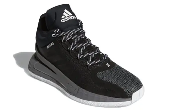 Adidas D Rose High Top Sneakers - Black