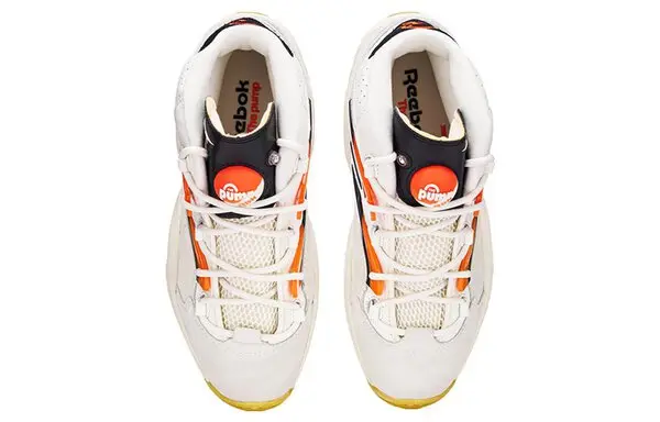REEBOK Question Pump 'pump Universe' Athletic Sneakers - Chalk/core Black/pump Orange