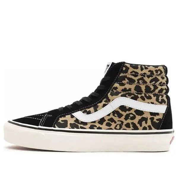 VANS Sk8-hi 38 Dx Anaheim Factory Leopard Print High Top Sneakers - Black/white