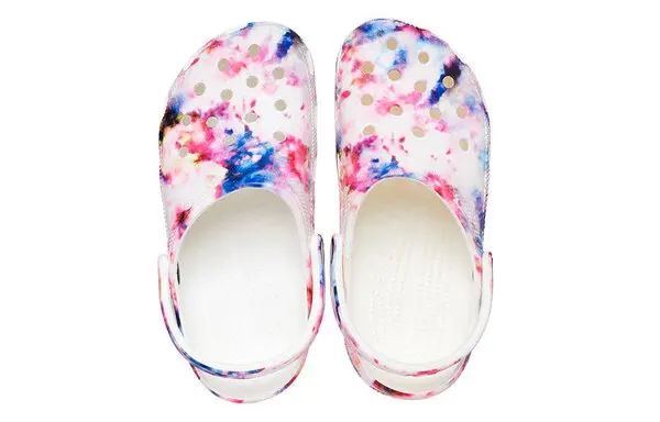 CROCS Classic Tie Dye Graphic Clogs - Multi-color
