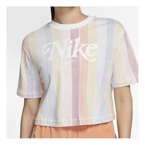 Nike Colorblock Short Sleeve Stripe T-shirt - Multi-color