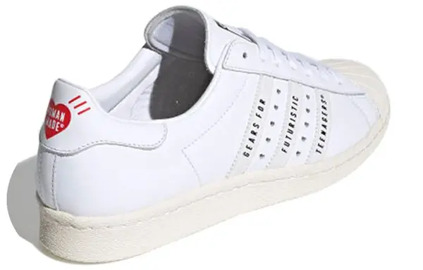 Adidas Human Made X Superstar "gears For Futuristic Teenagers" Sneakers - White