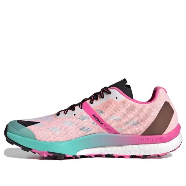 Adidas Speed Ultra Trail Running Shoes - Pink/blue/white