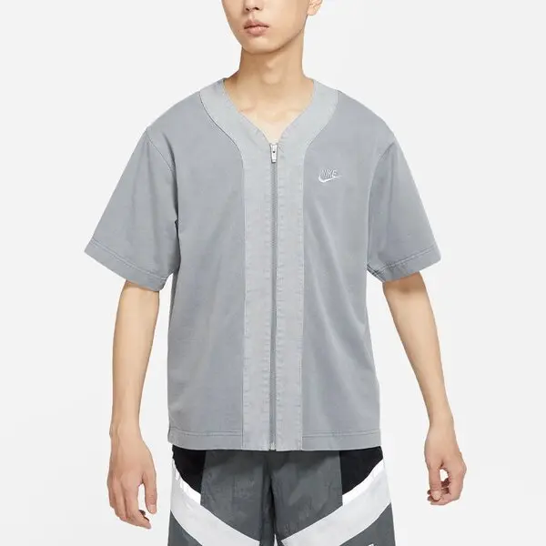 Nike French Terry Cardigan With Logo Detail - Multi-color
