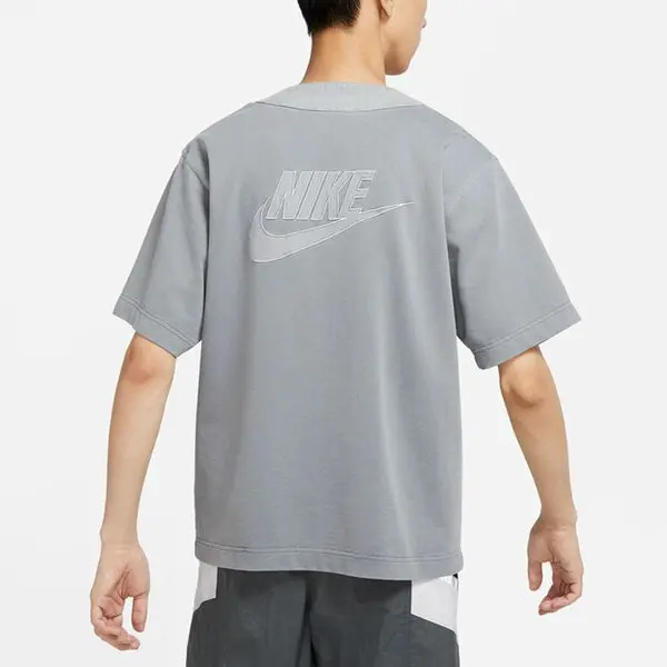 Nike French Terry Cardigan With Logo Detail - Multi-color