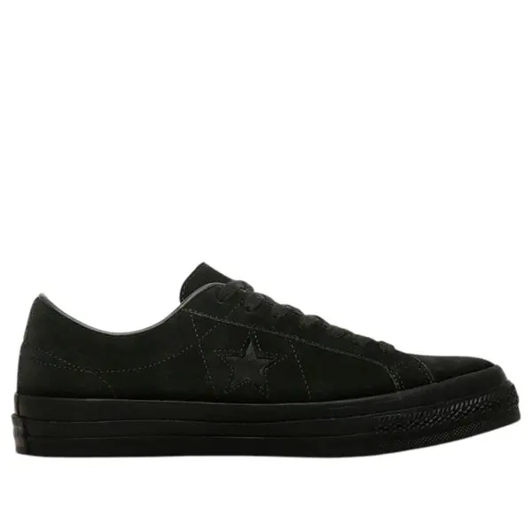 CONVERSE One Star Suede "black Monochrome" Sneakers