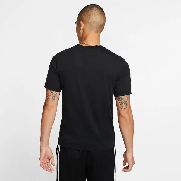 Nike T-shirt 'black - Black/multi-color