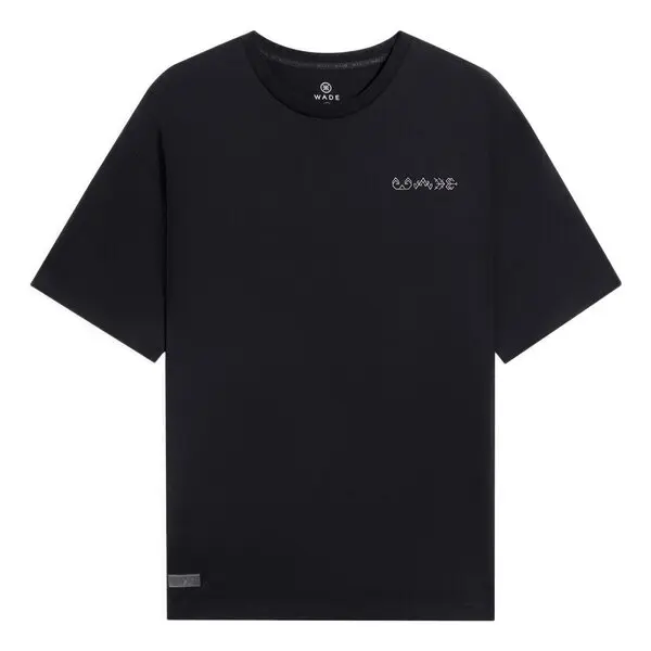 LI-NING Way Of Wade Small Graphic T-shirt 'black - Black/grey