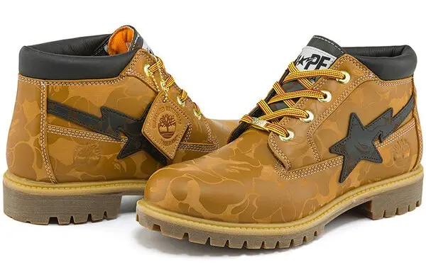 Timberland X Bape Nelson Premium Waterproof Chukka Boots