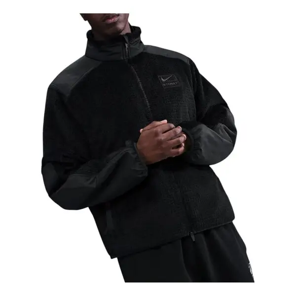 Nike X Stussy Tactical Lightweight Zip Up Jacket - Black
