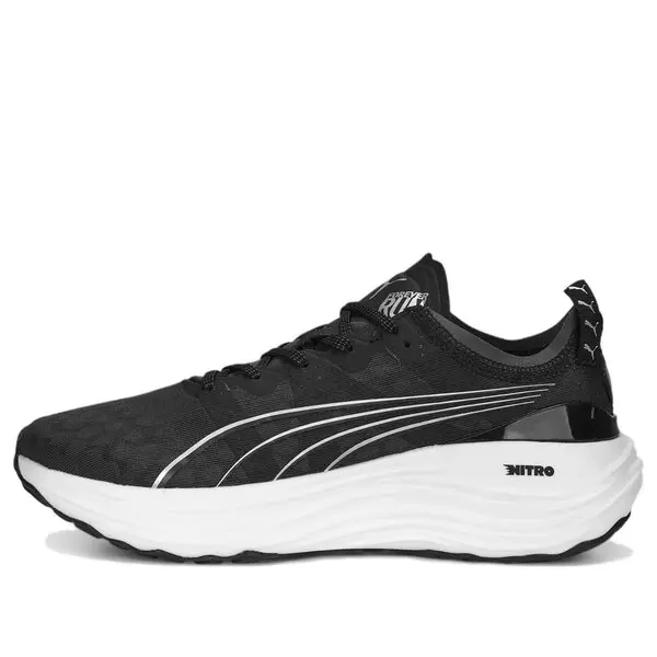 PUMA Foreverrun Nitro Low Top Sneakers - Black/white