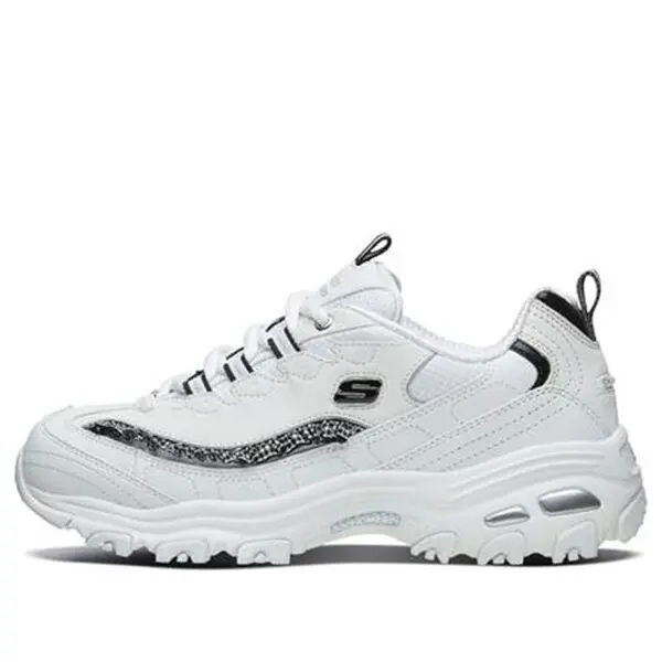 Sketchers D'lites 1.0 Lace-up Sneakers - White/black