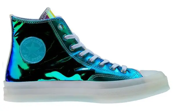 CONVERSE Chuck 70 Hi Iridescent Sneakers - Silver