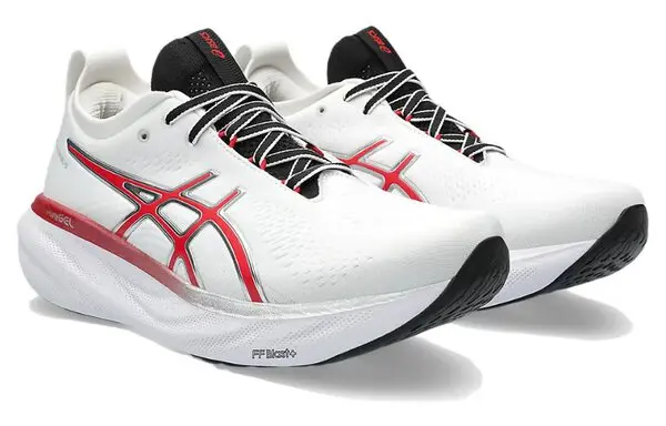 Asics Gel-nimbus 25 Anniversary 'classic Red' Athletic Sneakers
