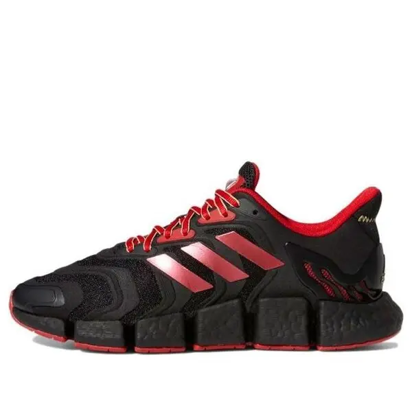 Adidas Climacool Vento Scarlet Gold Athletic Sneakers - Black