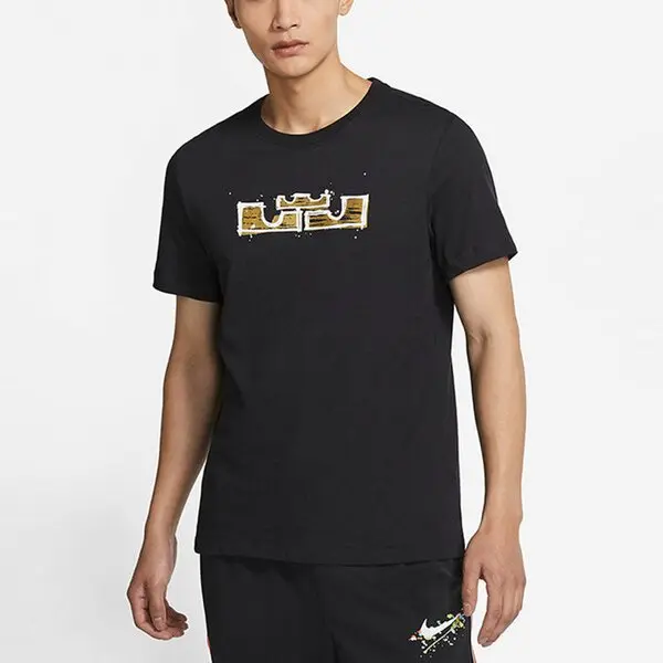Nike As Nk Dry Lbj Ssnl Logo Tee - Black