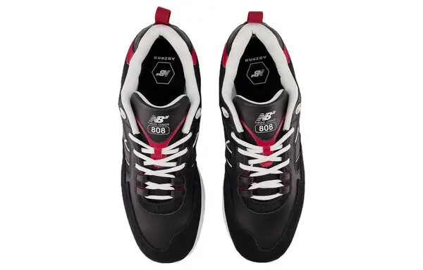 NEW BALANCE Tiago Lemos 808 Skate Shoes - Black/red