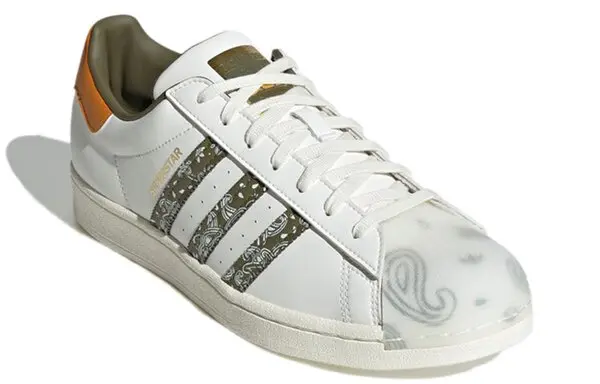 Adidas Superstar "bandana Off Focus Orange" Sneakers