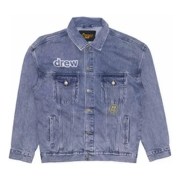 Drew House Mascot Trucker Jacket - Stone Wash