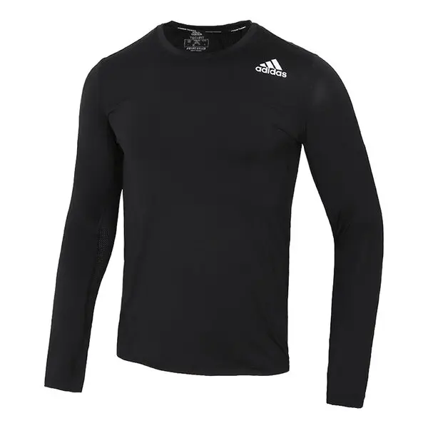 Adidas Tf Turf Ls Crewneck Long Sleeve Training Shirt - Black