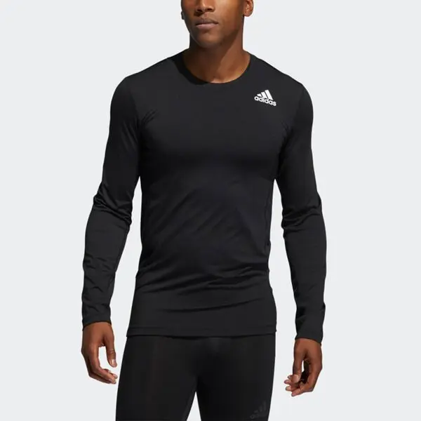 Adidas Tf Turf Ls Crewneck Long Sleeve Training Shirt - Black