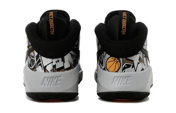 Nike Team Hustle D9 "graffiti" Low Top Sneakers