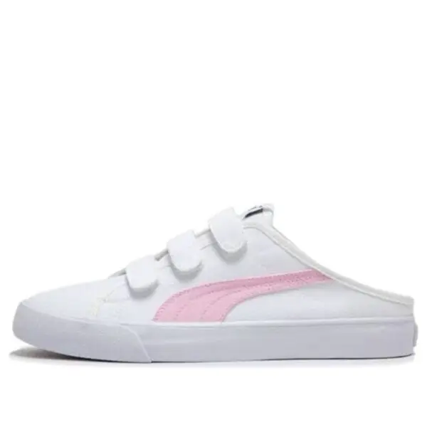PUMA Bari Mule Velcro Sneaker - White/pink