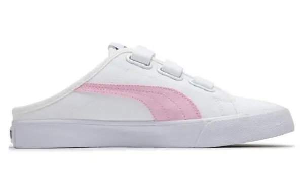 PUMA Bari Mule Velcro Sneaker - White/pink