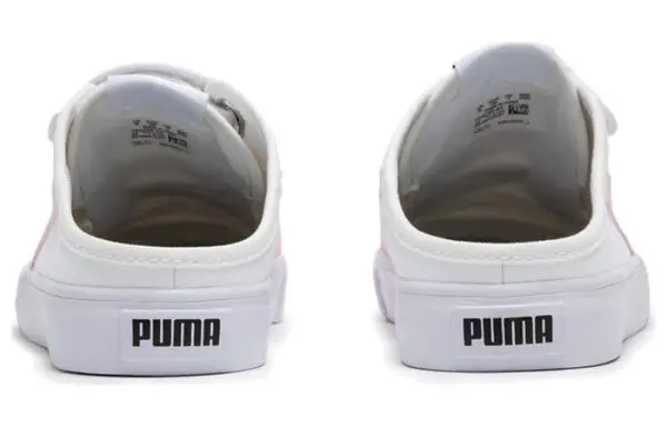PUMA Bari Mule Velcro Sneaker - White/pink