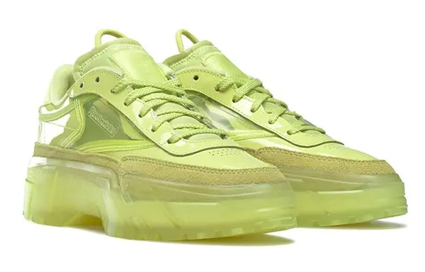 REEBOK Cardi B X Club C High Top Sneakers - Green