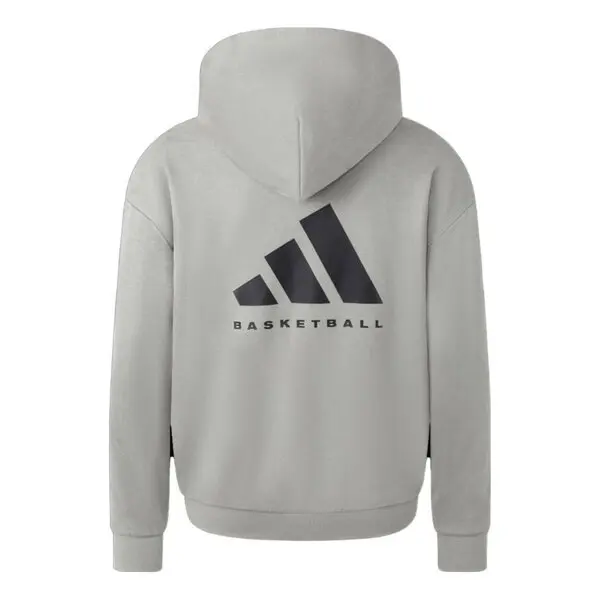 Adidas Basketball Sueded Hoodie - Sesame