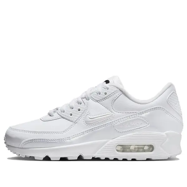 Nike Max 90 Se "just Do It" Iridescent Lace-up Sneakers - White
