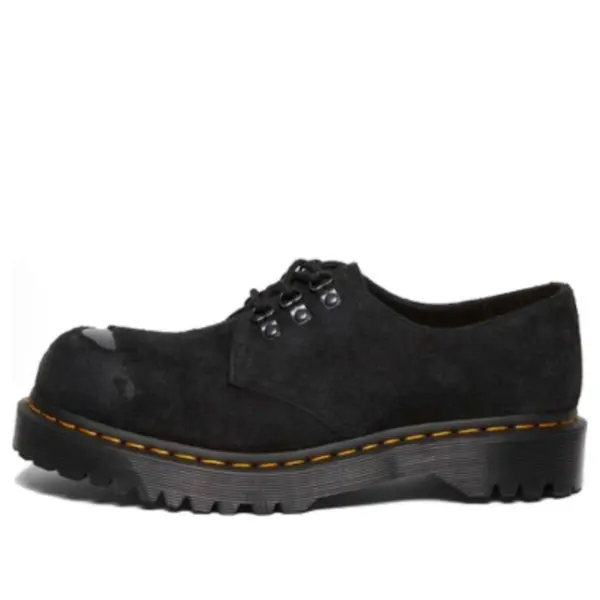 Dr. Martens 1461 Steel Toe Lace Up Oxford Shoes - Black