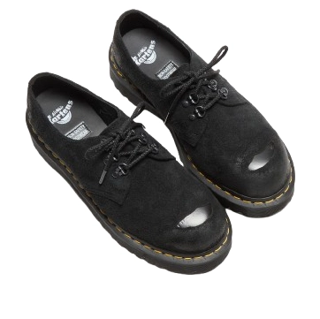 Dr. Martens 1461 Steel Toe Lace Up Oxford Shoes - Black