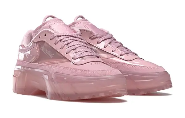 REEBOK Cardi B X Club C J Classic Sneakers - Pink