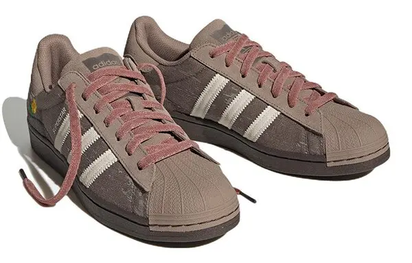 Adidas Originals Superstar Low Top Sneakers - Graybrown/light Gray/white