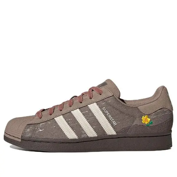 Adidas Originals Superstar Low Top Sneakers - Graybrown/light Gray/white