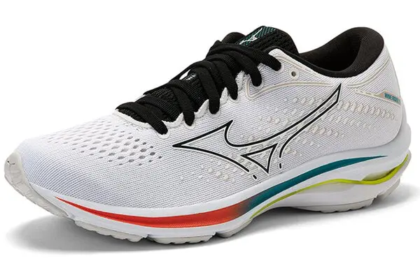 Mizuno Wave Rider 25 Low Top Sneakers - White/black
