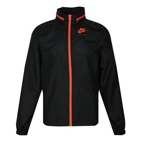 Nike Full-length Zipper Cardigan Jacket - Black