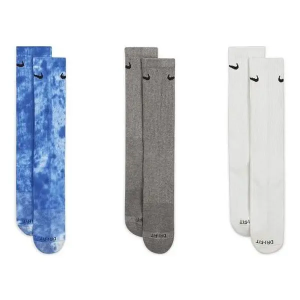 Nike Everyday Plus Cushioned Crew Socks - Multi-color