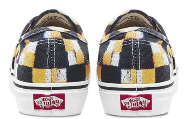 VANS Authentic Double Check Vault Sneakers - Yellow/gray
