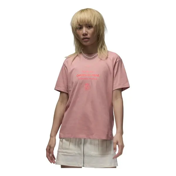 JORDAN Paris Saint-germain T-shirt Asia Sizing 'rust Pink - Rust Pink/infrared 23