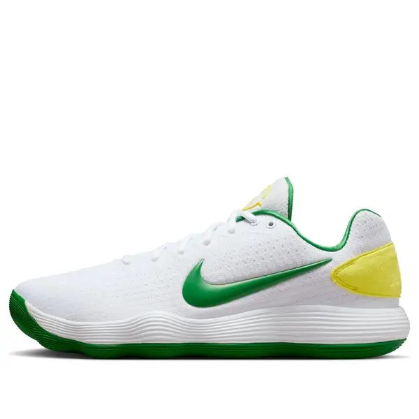 Nike Hyperdunk 2017 Low Athletic Sneakers - White/green
