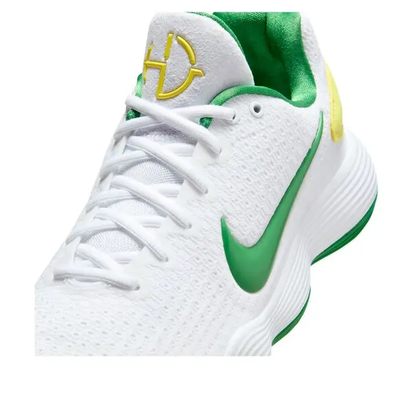 Nike Hyperdunk 2017 Low Athletic Sneakers - White/green