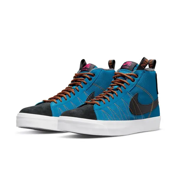 Nike Blazer Mid Premium Sb Acclimate Pack - Blue/brown/pink