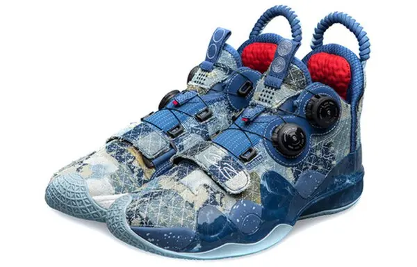 LI-NING Way Of Wade Infinite 'moment' High Top Athletic Sneakers - Black/blue