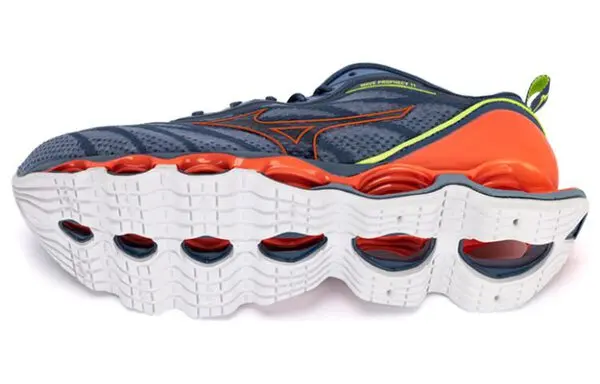 Mizuno Wave Prophecy Athletic Sneakers - Grey/orange